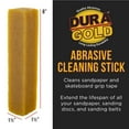 Dura-Gold 8" Rubber Cleaning Stick for Sanding Discs, Belts ...