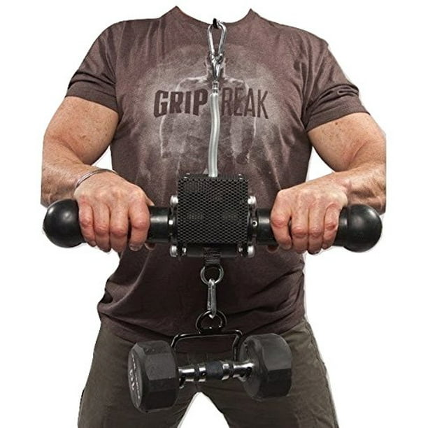 Grip Freak Thick Grip Wrist Roller with Dumbbell Loading Hook - Walmart ...