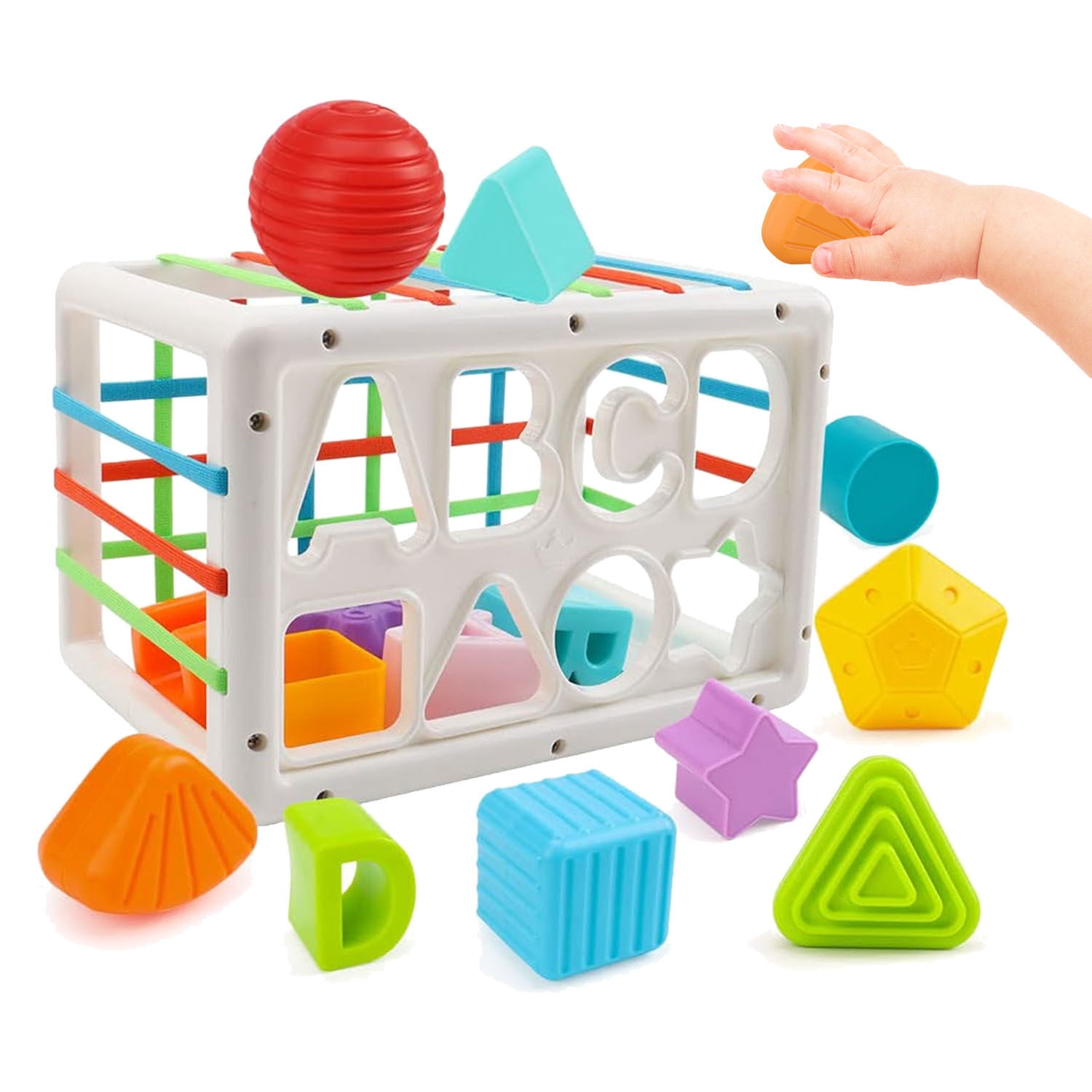 BreaDeep Baby Toys Sensory Toys,Shape Sorter Toy, Developmental Toys ...