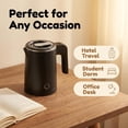 0.5L Small Portable Electric Tea Kettle Stainless Steel, Travel Mini ...