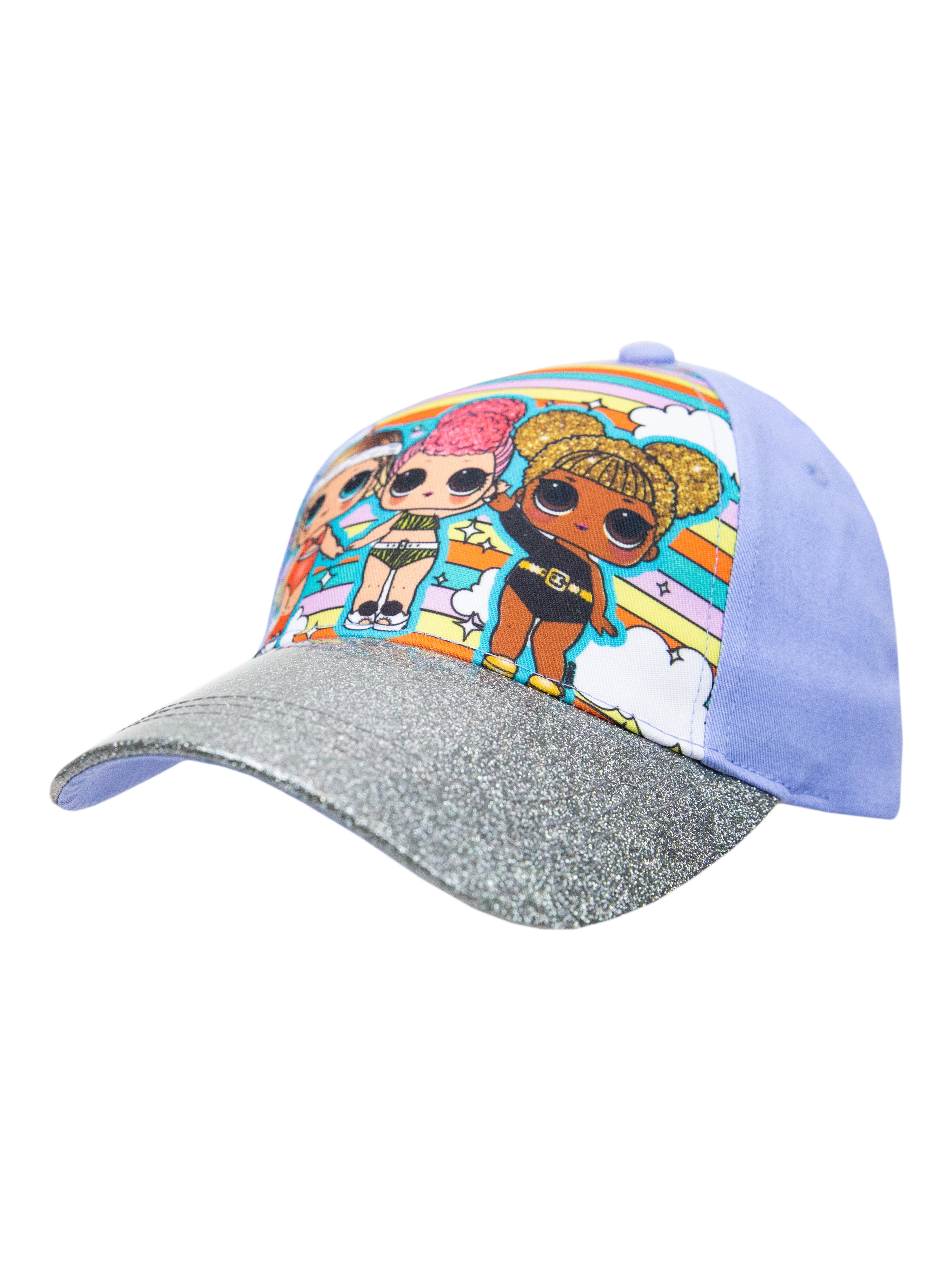 Lol Surprise Girls Licensed Baseball Hat, LOL Characters with Glitter ...