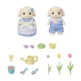 Calico Critters Blossoming Garden Set - Flora Rabbit Sister & Brother ...