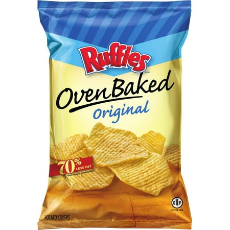 Baked! Ruffles Original Potato Crisps, 6.25 oz - Walmart.com
