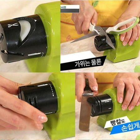 Electric Knife Sharpener Quick Whetstone Rotating Sharpening Stone ...