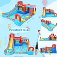 Veeboto Inflatable Water Slide with Dual Slides, Bounce House with ...