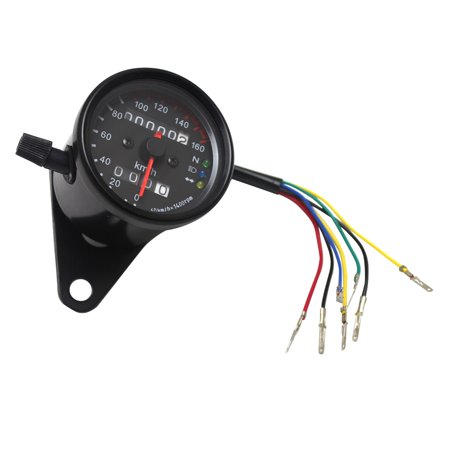 LED Indicator Gauge 160MPH Motorcycle Speedometer Replacement Parts ...