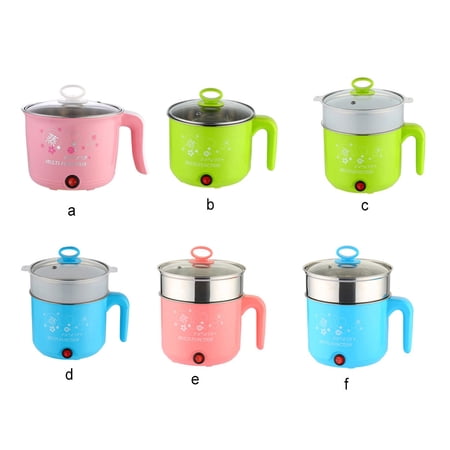 Wweixi 1.6L Multifunction Stainless Electric Cooker Steamer Cook Pots ...