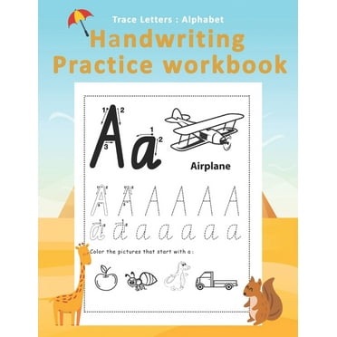 handwriting practice book for kides in fourth grade : Trace Letters ...