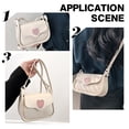 DIY Imitation Leather Heart Pattern Women's Crossbody Bag Kits with ...