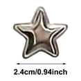 5PCS 3D Heart & Star Fridge , Cute Metallic Refrigerator , Decorative ...