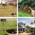 Upgraded Solar Ultrasonics Animal Repellent Outdoor, Deer Repellent ...