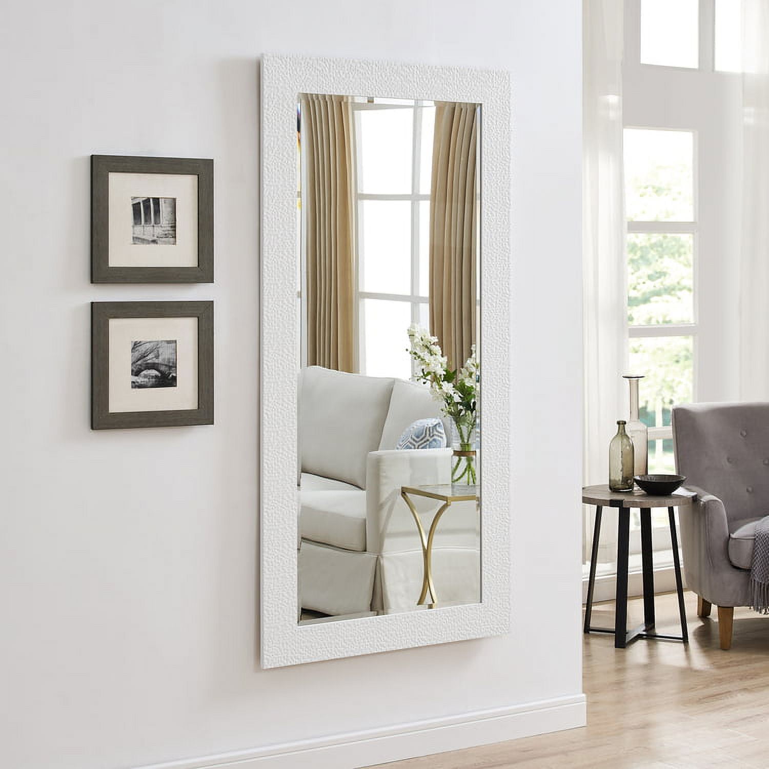 Large white mirrors store