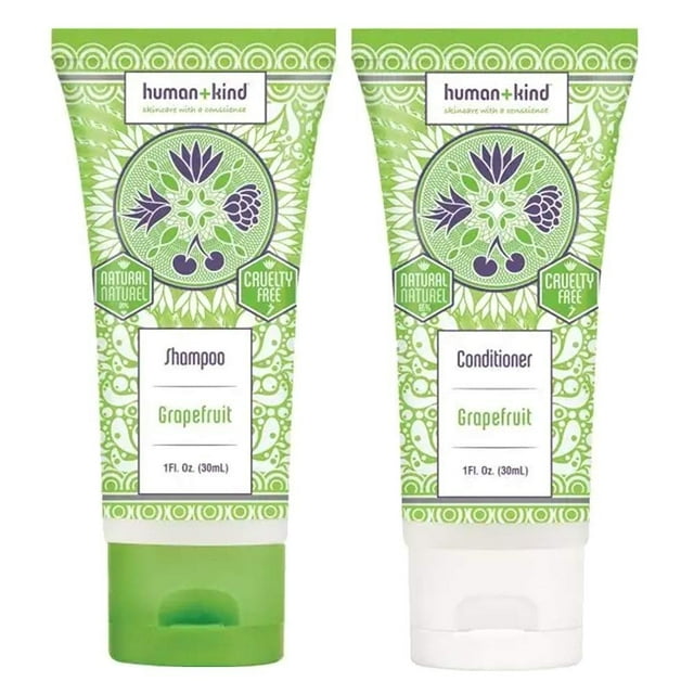 Human + Kind Grapefruit Shampoo and Conditioner Lot of 10 5 Each Each 1 ...