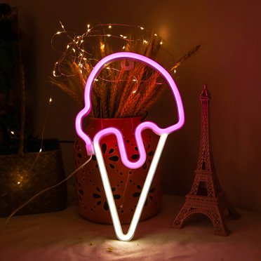 16.25" Battery Operated USB Neon Style LED Lighted BBQ Wall Sign ...