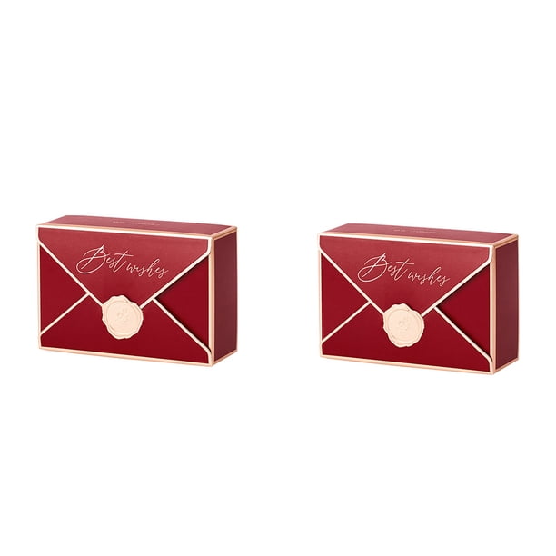 Ruiboury 50 Pieces Envelope Candy Box European Style Chocolate Snacks ...