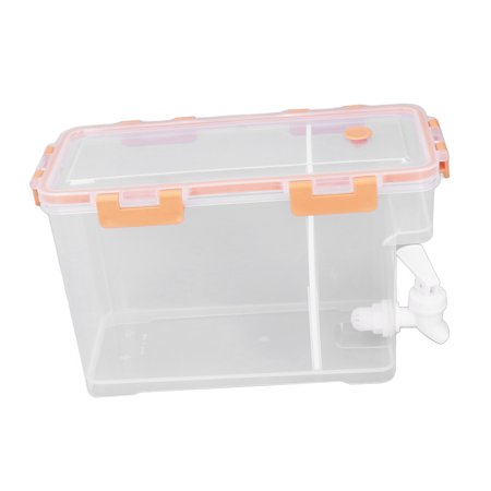 Drink Dispenser, 1 Gallon 3.5 L Plastic Beverage Dispenser, Clear Cold ...