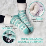 BambooMN Women's Double Layer Extra Thick Socks - Assortment B - One ...