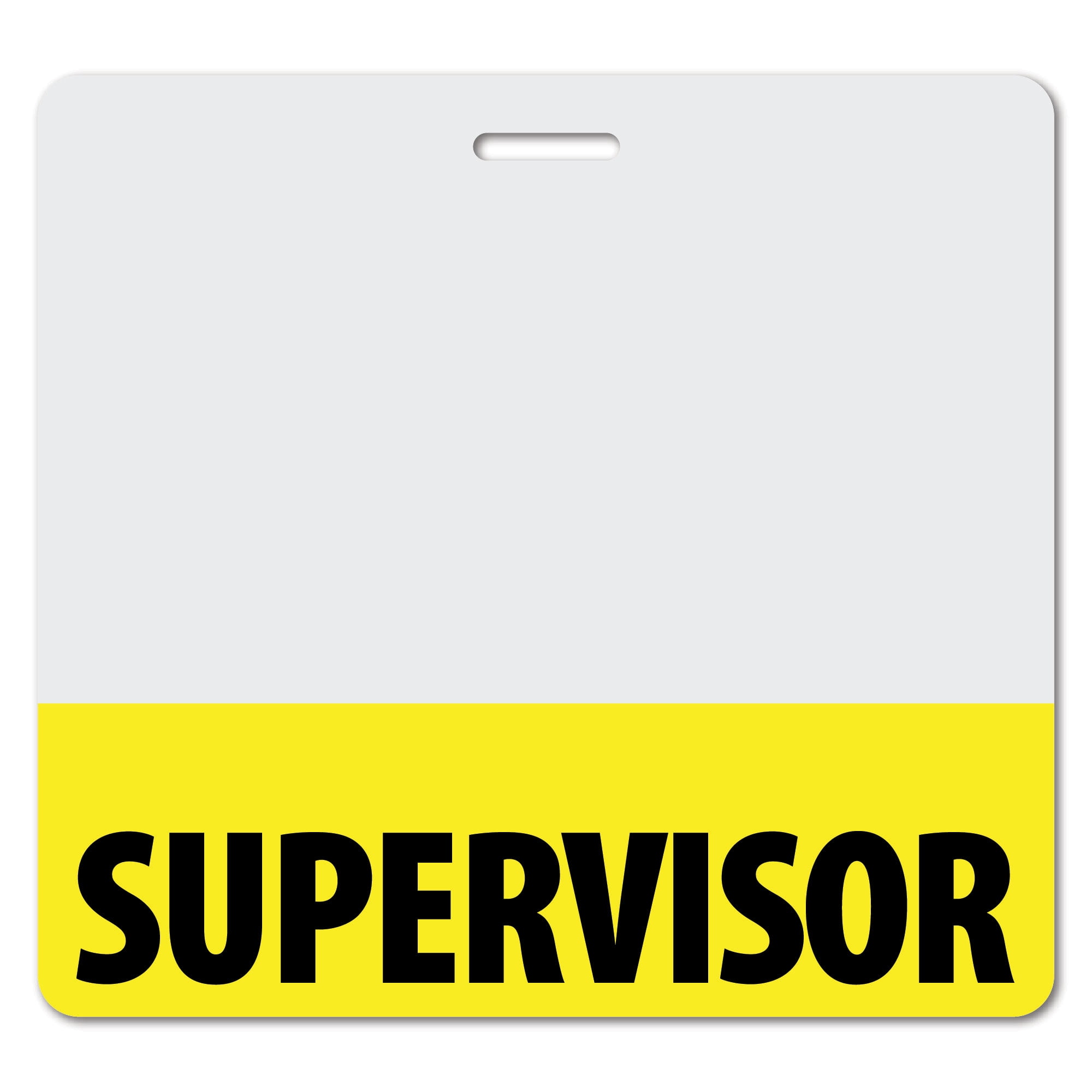 SUPERVISOR Heavy Duty Horizontal Yellow (5 pack) - Spill & Tear Proof ...