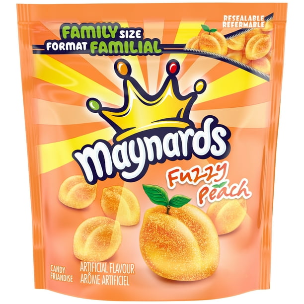 Maynards Fuzzy Peach Candy, Gummy Candy, Bulk Candy, Family Size, 814 g ...