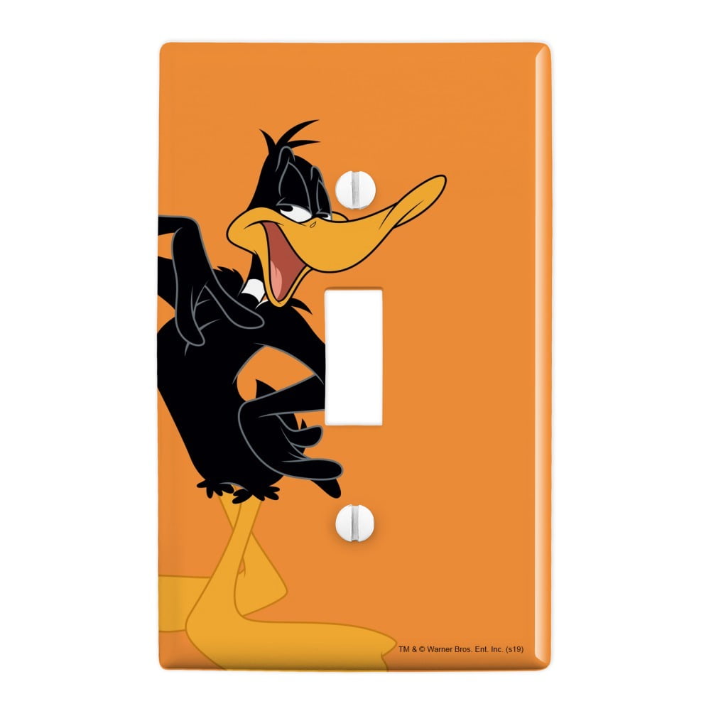 Looney Tunes Daffy Duck Plastic Wall Decor Toggle Light Switch Plate ...