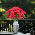 Artificial Rose Flower 12 inch Large Head Fake Blossom - Lifelike Silk ...