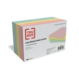 "Staples 4"" x 6"" Lined Note Cards, Assorted Pastel, 300-Pack ...