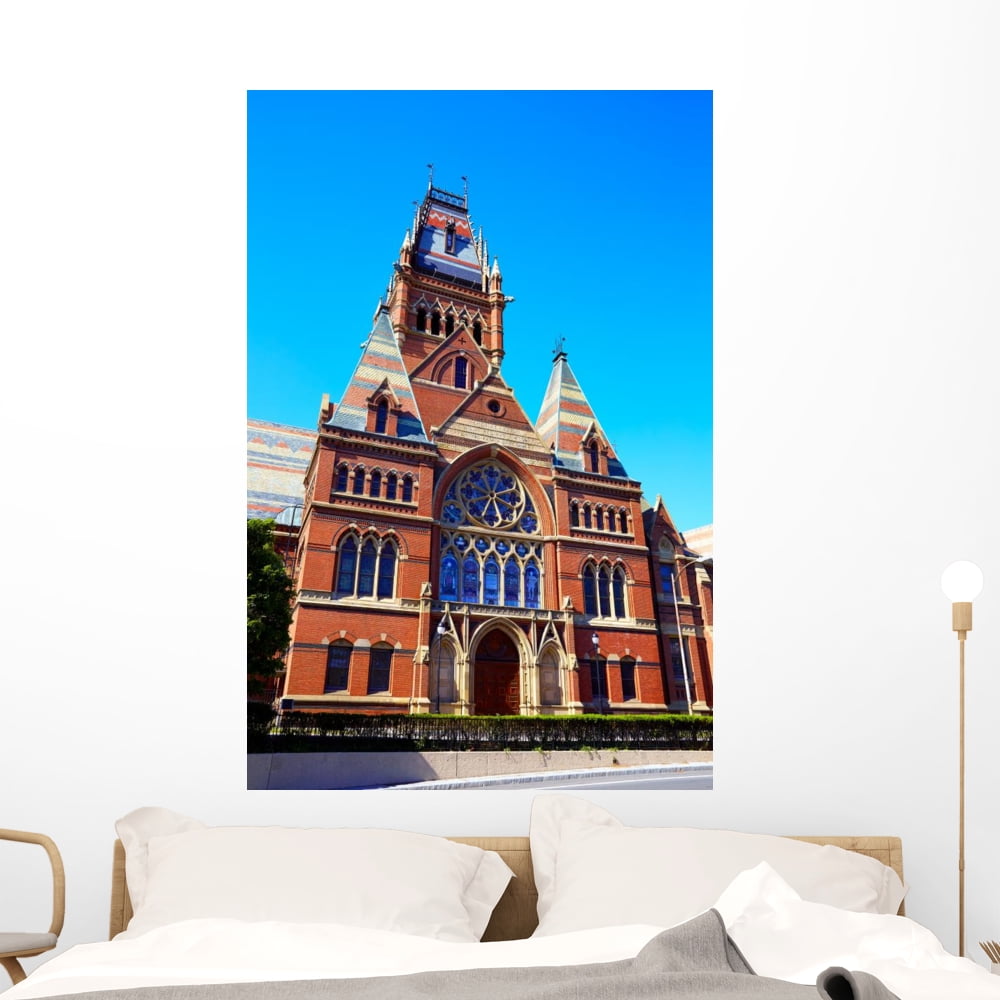 Harvard University Historic Building Wall Mural Decal Sticker ...