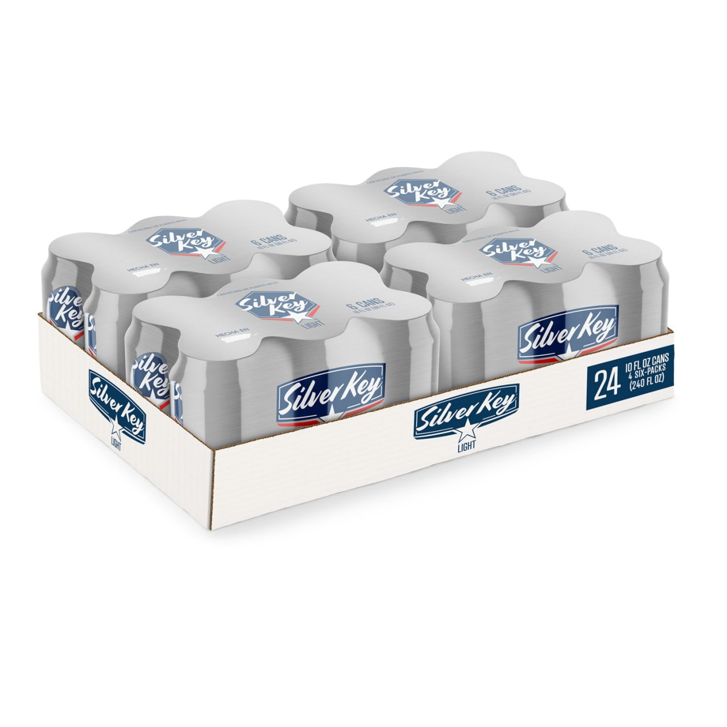 Silver Key Light Lager Beer, 10 fl. oz. can, 24 pk. - Samsclub.com