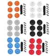 6 Pack Stainless Steel D Rings with PVC Base Paddle Storage Elastic ...