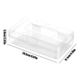 Clear Hard Plastic Pencil Case, Snap Lock Stackable Transparent ...