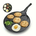 Non-Stick 7-Hole Smiley Face Pancake Tray - Easy Clean for Breakfast ...