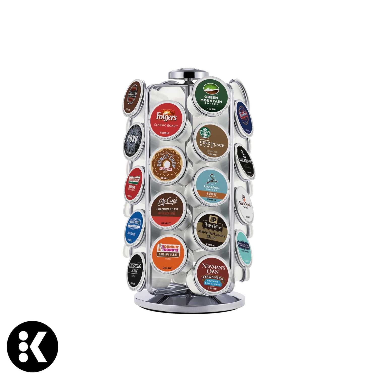 Click here for Keurig K-Cup Pod Carousel Holds Up To 36 Keurig K-... prices