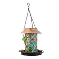 2026 New Garden Light Iron Bird Feeder Hollow Projection Hanging Lamp ...