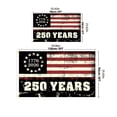 250Th Anniversary American Flag Decorative Single Sided Banner - For ...