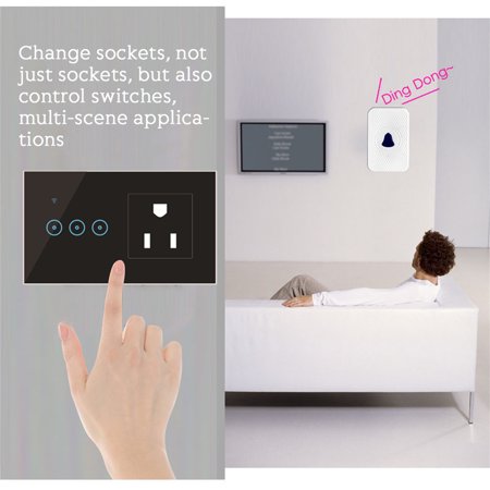 Smart Wall Socket WiFi Wireless Remote Control Timer Remote Control ...