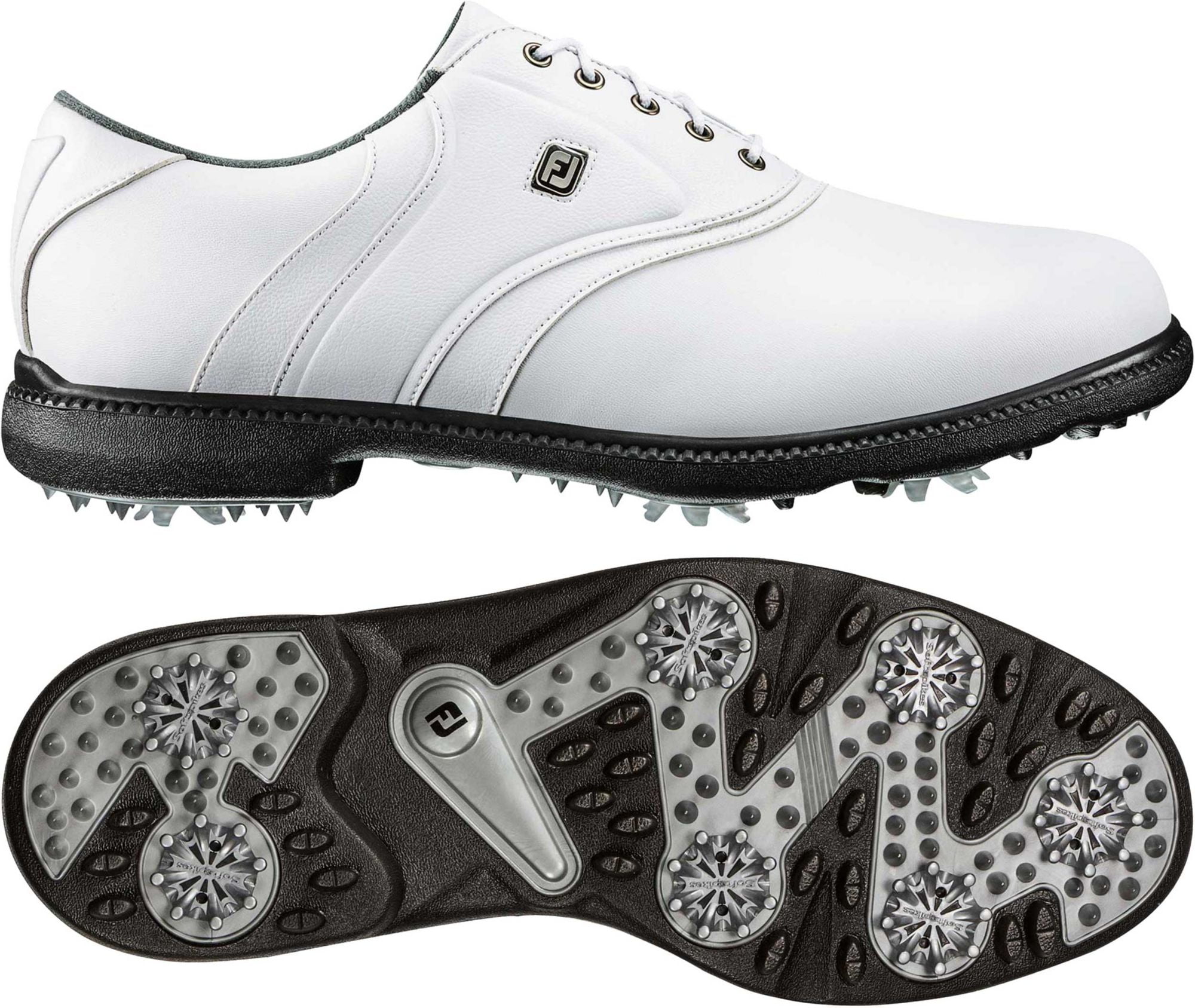 FootJoy FJ Originals Golf Shoes (White/Brown, 8) - Walmart.com