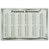 Painless Learning Division Tables Placemat, Educational Kids Activity ...