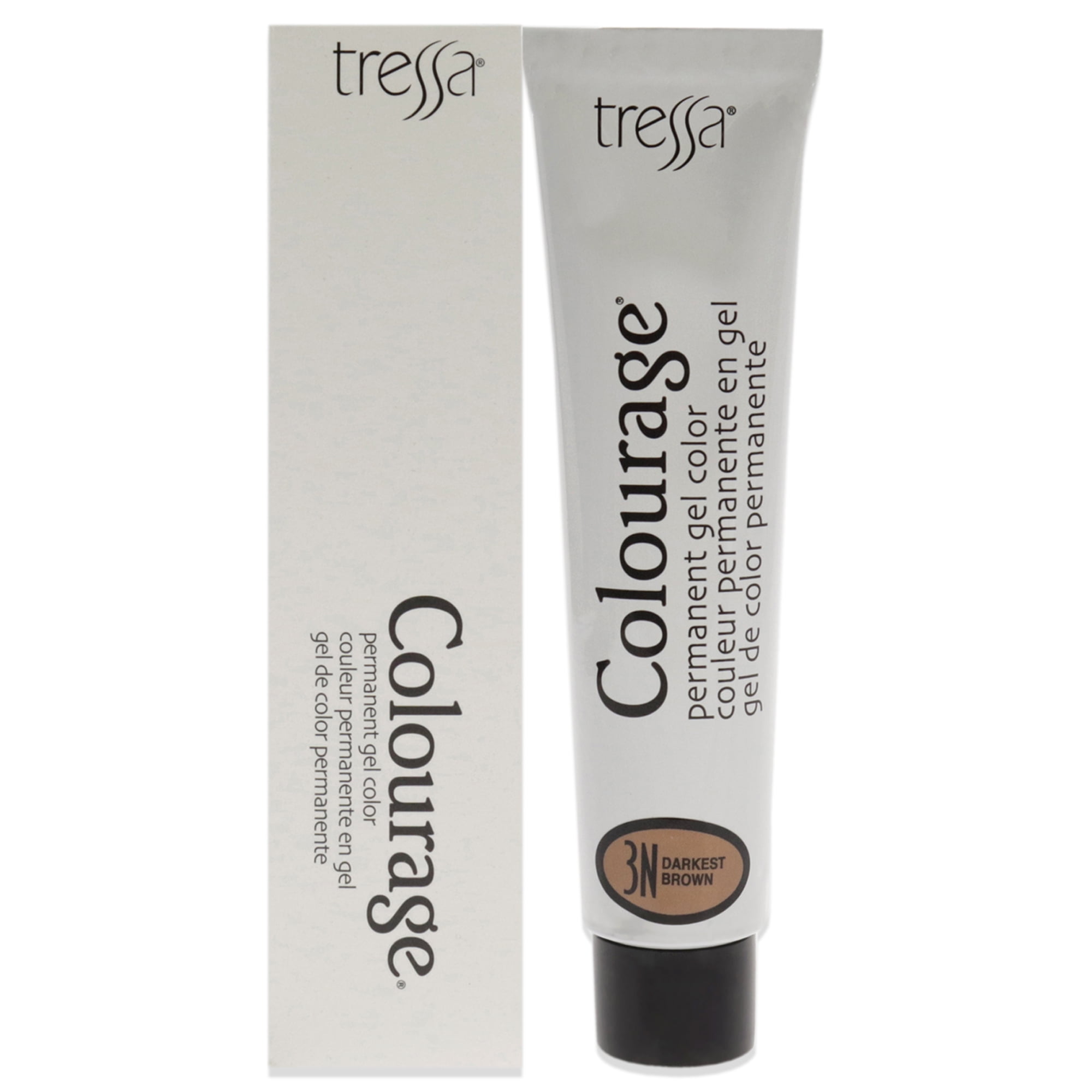 Tinte permanente en gel Colourage - 3N Darkest Brown de Tressa para ...
