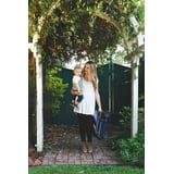 MonBebe Cube Compact Stroller with storage and visor, Blue Boho ...