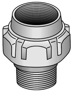 O-Z/Gedney UNY-125A, Exp Proof Conduit Union, 1-1/4""Alum Union, 1 PC ...