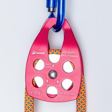 Rock Climbing Pulley Fixed Single Sheave Pulley Outdoor Survival ...