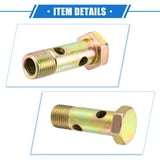 1 Set Car Double Banjo Bolt M16x1.5 Length 54mm Metric Thread Turbo Brake Line Fitting Adapter W ...