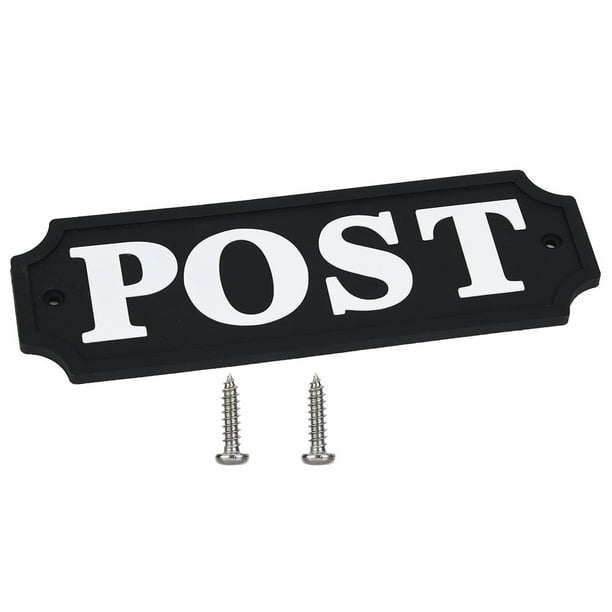 Flexible PVC Door Sign Wall Plaque Plate Notice for House Garden ...