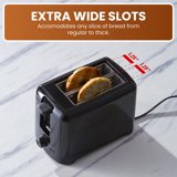 Elite Cuisine ECT1257 2 Slice Cool Touch Toaster - Walmart.com