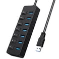 USB3.0 Extension Hubs with 7 Port And Individual LED Indicators for ...