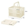 PeiBai Foldable Storage Latchs Bins, Storage Organizer Box with Handle ...