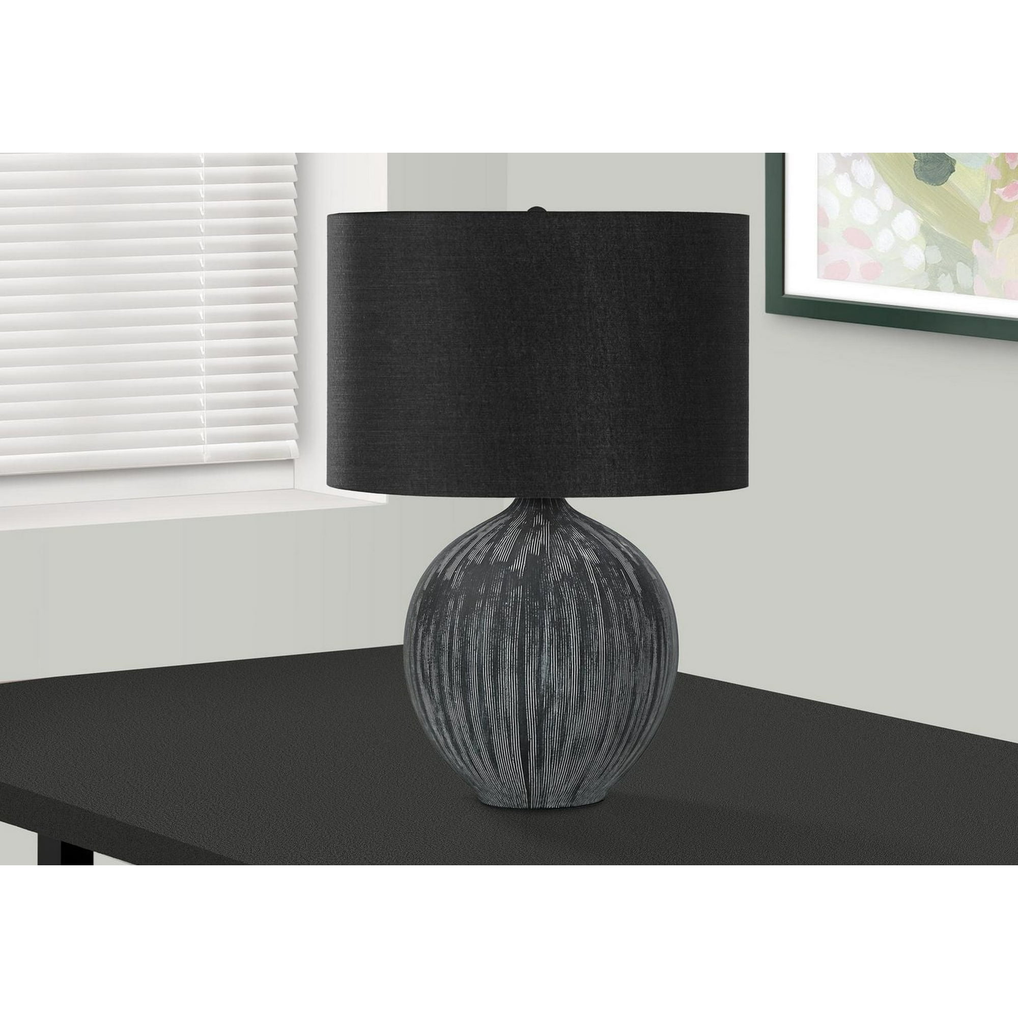 Click here for Monarch Specialties Lighting  23H  Table Lamp  Bla... prices