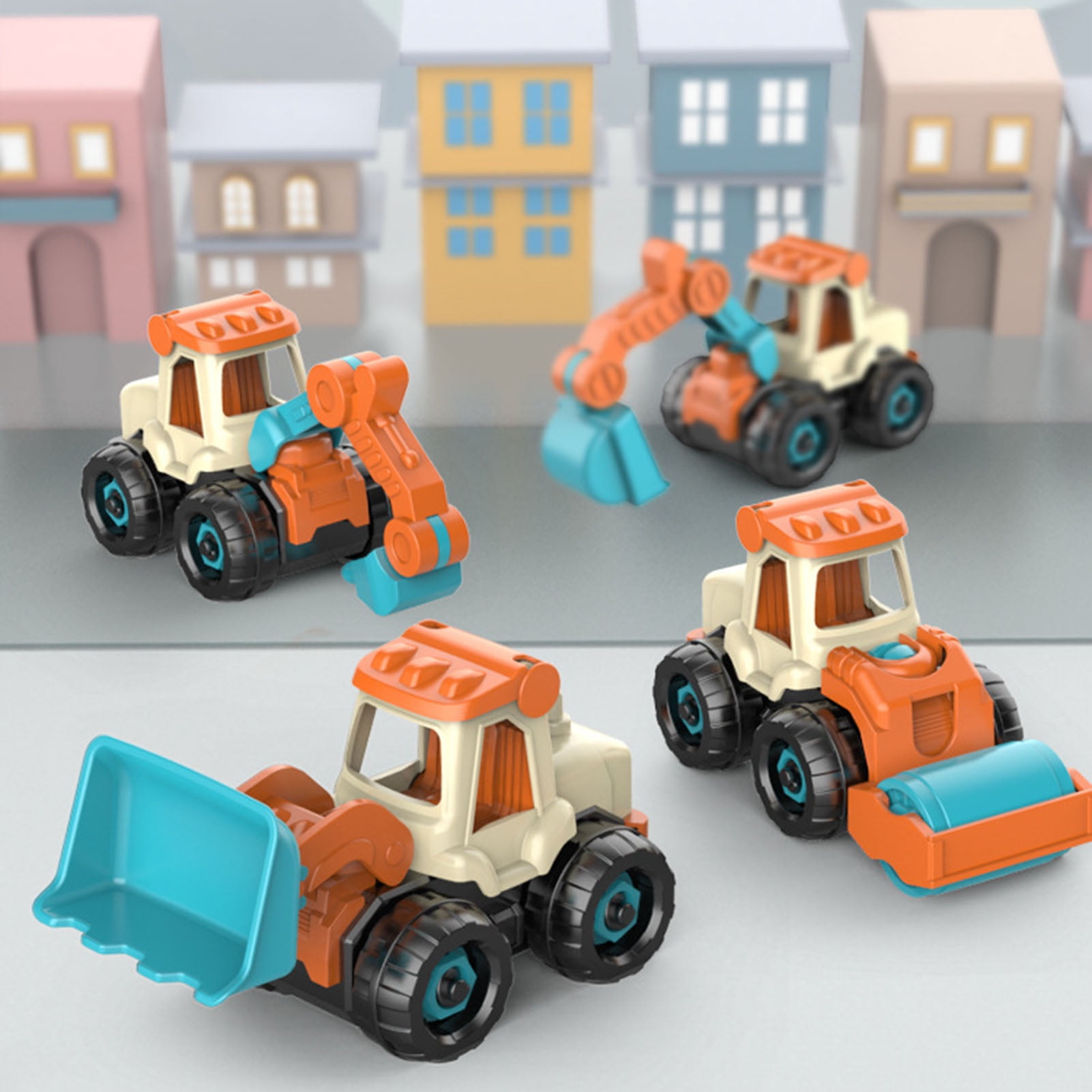 Click here for Unbranded 4pcs/Set Engineering Vehicle Toy With Sc... prices