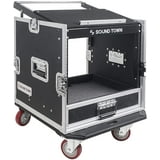 Sound Town 10U PA DJ Pro Audio Rack/Road ATA Case with 2U Drawer, 11U ...