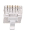 100Pcs RJ45 Connector CAT6 Modular Plugs Shielded Version With Loading ...